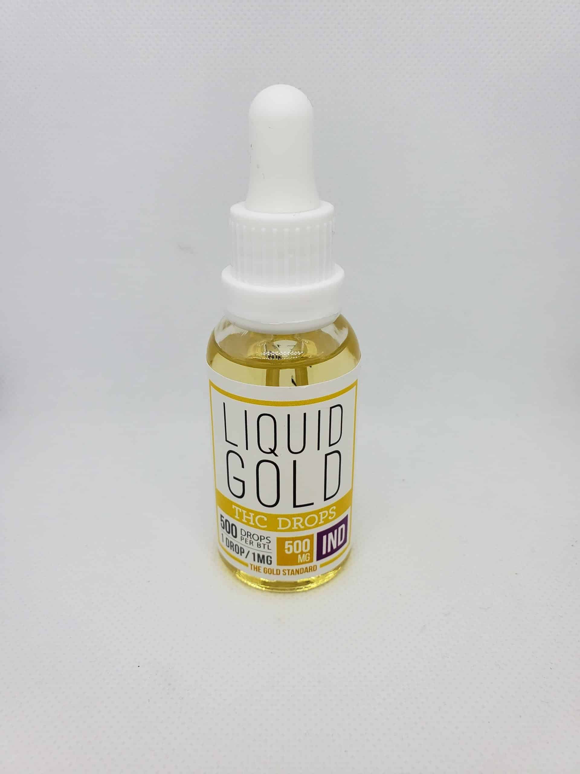 Buy Liquid Gold | THC Drops | Indica 500mg Online - Tale of Two Strains